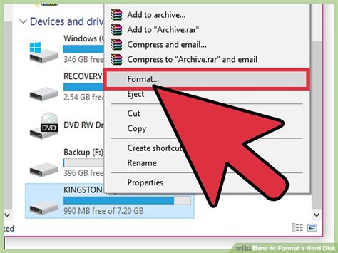 Easy Ways To Format A Hard Disk WikiHow