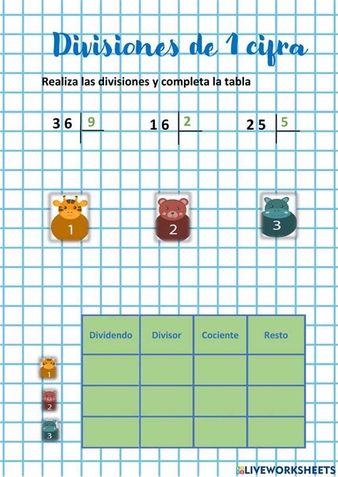 2300376 Divisiones De Una Cifra Helenbonilla