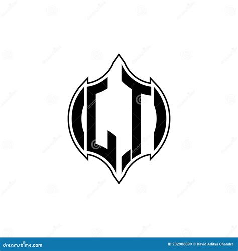 JT Logo Monogram Geometric Shield Shape Style Stock Vector Illustration Of Lettering