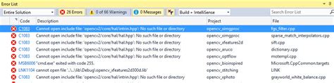 VS Error During Compilation Opencv Contrib OpenCV Q A Forum