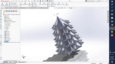 Solidworks Pine Tree Grabcad Tutorials