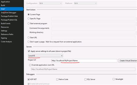 Visual Studio How To Create Virtual Directory On Local Iis Using