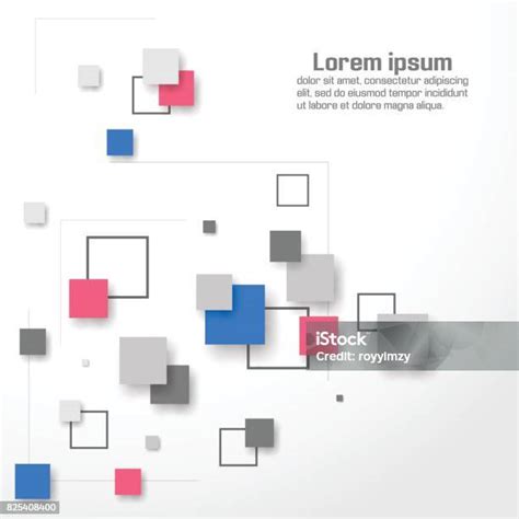 겹치는 사각형 깨끗 한 최소한의 스타일 추상 템플릿 현대 그래픽입니다 디자인 요소입니다 벡터 일러스트 레이 션 0명에 대한 스톡 벡터 아트 및 기타 이미지 Istock