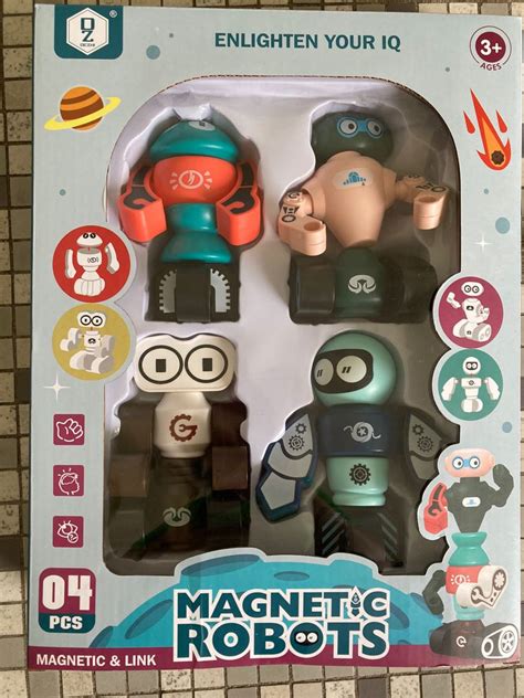 Magnetic Robots Hobbies And Toys Toys And Games On Carousell