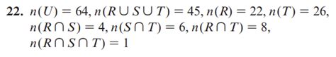 Solved Let R S And T Be Subsets Of The Universal Set U Chegg