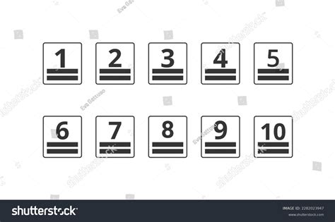 Set Black Stacking Height Symbols Concept Stock Vector Royalty Free 2282023947 Shutterstock
