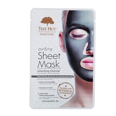 Tree Hut Skincare Facial Sheet Mask Detoxifying Charcoal Felicity Community Pharmacy