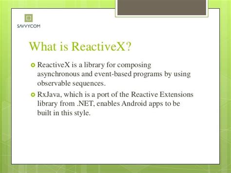 Reactive Programming With Rxandroid