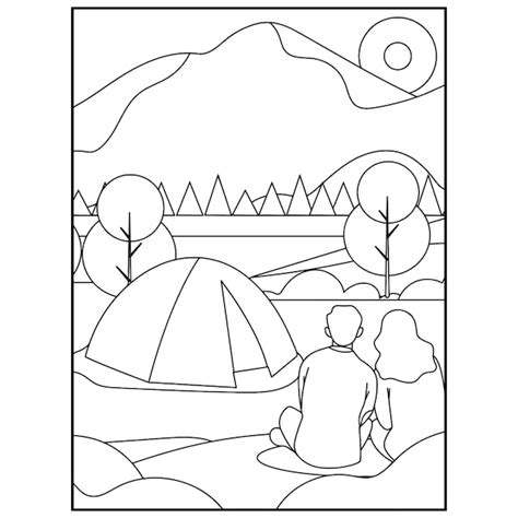 야외 색칠 이미지 Freepik에서 무료 다운로드