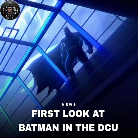 First pic of the new DCU BATMAN from CREATURE COMMANDOS! I LOVE how the DCU Batman’s cape is ...