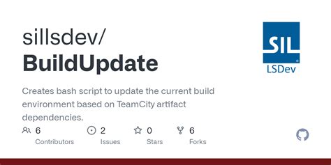 GitHub Sillsdev BuildUpdate Creates Bash Script To Update The Current Build Environment Based
