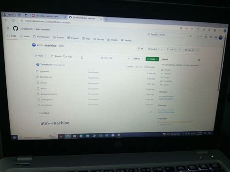Zara Akbar On Linkedin Atm Machine Push In Github