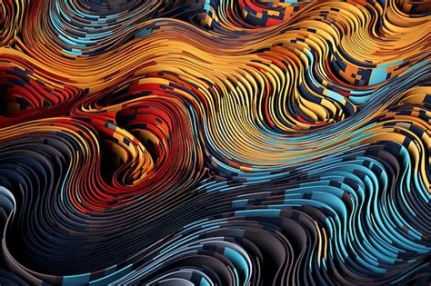 Premium Ai Image Abstract Brainwaves Neural Patterns Explored Neural