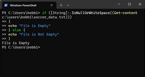 PowerShell How To Check If File Is Empty Collecting Wisdom