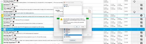 issue with tms scripter installation on delphi 12 1 android platform