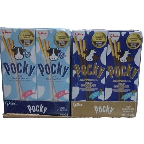 Jual Pocky Mini 1 Pack Isi 10 X 22gr Pocky Coklat Pocky Stroberi Pocky Cookiez N Cream