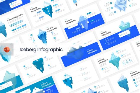 冰山信息图ppt模版 Pptx 云瑞设计