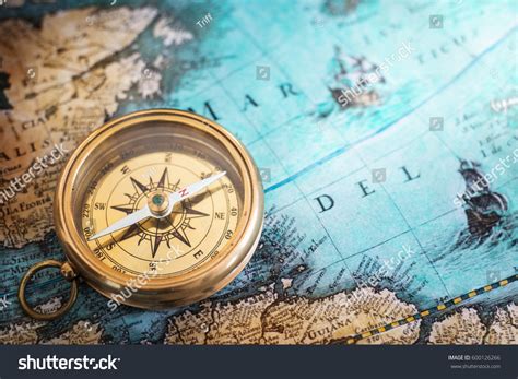 Old Map Compass