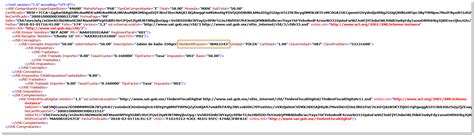NoIdentificacion En XML