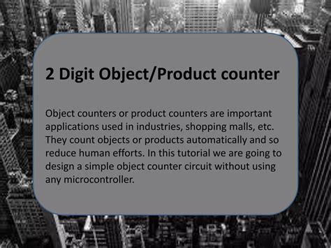 2 Digit Object Counter Pptx
