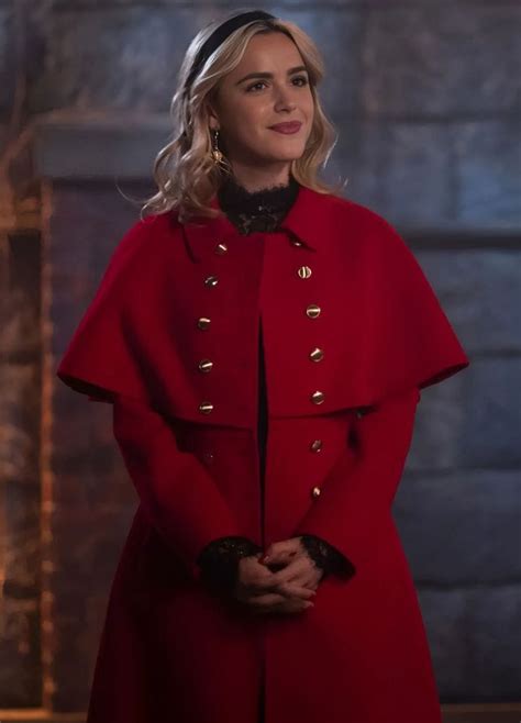 Chilling Adventures Of Sabrina Spellman Kiernan Shipka Red Coat