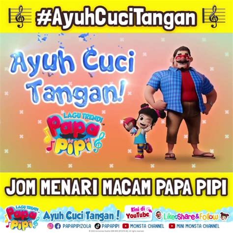 Ayuh Cuci Tangan Papa Pipi Jom Menari Dengan Papa Pipi Record Video