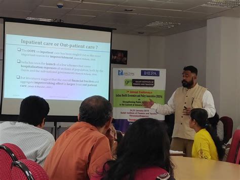 Sayantan Chowdhury On Linkedin Attending 7th Annual Conference Of Indian Health Economics And