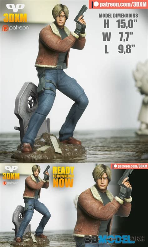 3d Model Leon Re4 Printable