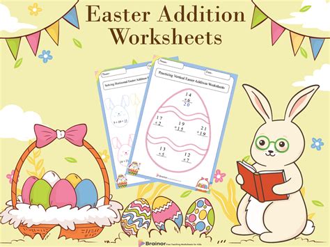 15 Easter Addition Worksheets Free Printable