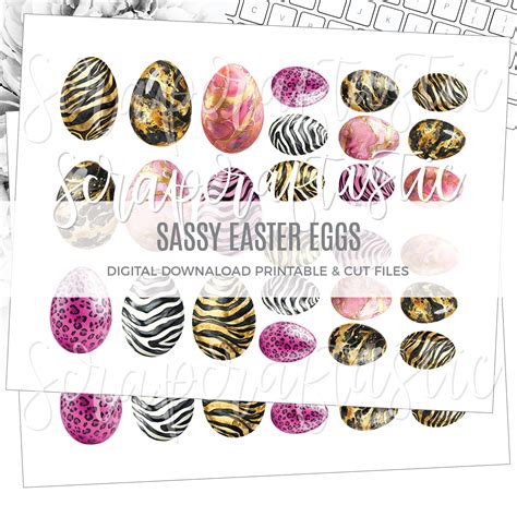 Sassy Easter Eggs Special Release Printable Digital Download