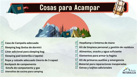 ¿qué Llevar Un Campamento 15 Cosas Claves Para Acampar