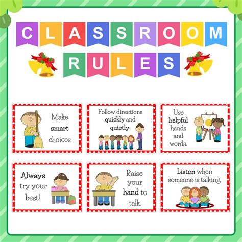 Visual Classroom Rules Picstank
