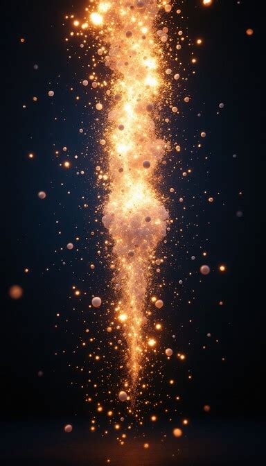 Free Golden Particle Cascade Image Download At Stockcake