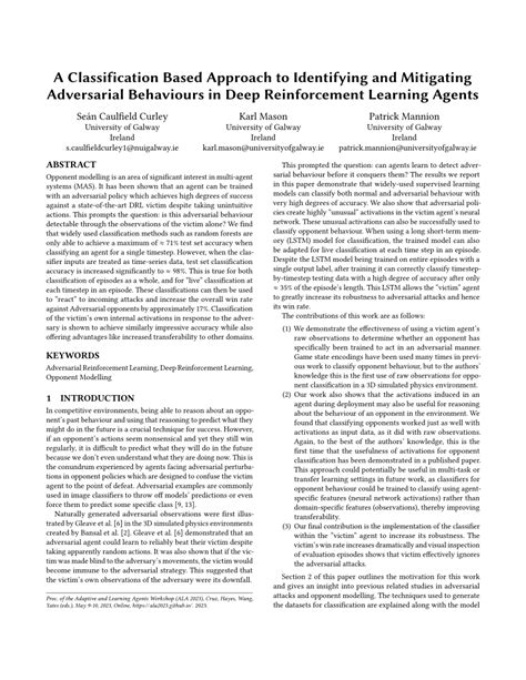 Pdf A Classification Based Approach To Identifying And Mitigating
