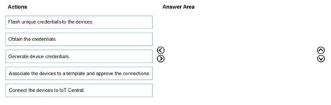 DRAG DROP You Have An Azure IoT Central Application That Includes A Device Provisioning