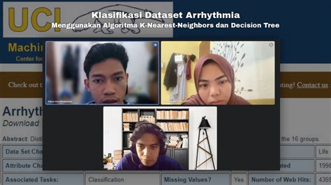 klasifikasi dataset arrhythmia menggunakan algoritma knn dan dt