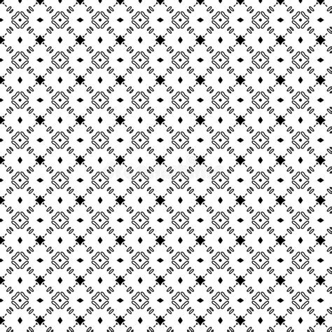 Geometric Shape Pattern With Black And White Colour For Background