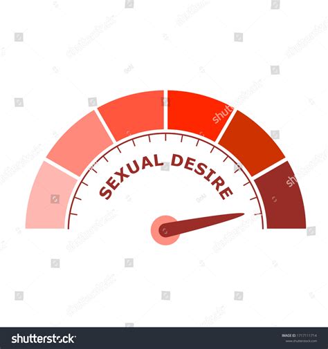 Scale Arrow Sexual Desire Level Measuring Stock Illustration Shutterstock