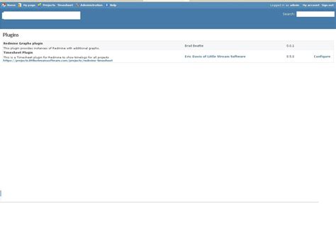Installed Plugin Redmine