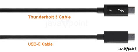 What Are The Differences Between Usb C And Thunderbolt Tpoint Tech