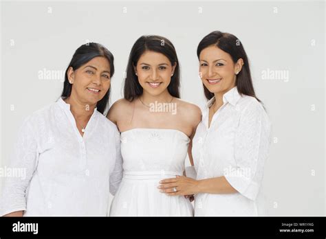 Three Generation Of Women Stock Photo Alamy