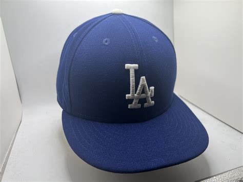 La Dodgers New Era 59fifty Hat Baseball Cap Fitted Si Gem
