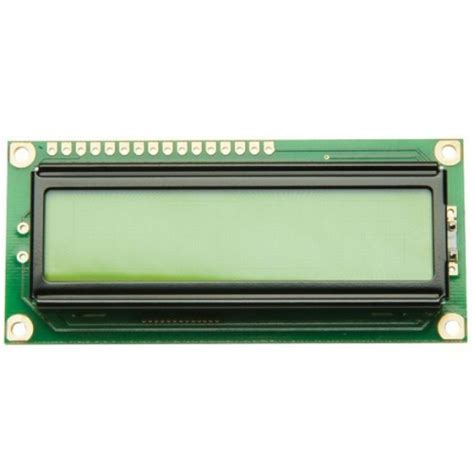 16x2 1602 Character Green Backlight LCD Display ComponentsTree Com