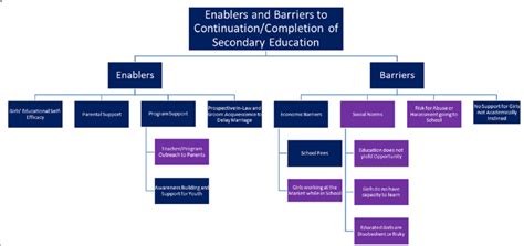 Enablers And Barriers To Continuationcompletion Of Girls Secondary Download Scientific
