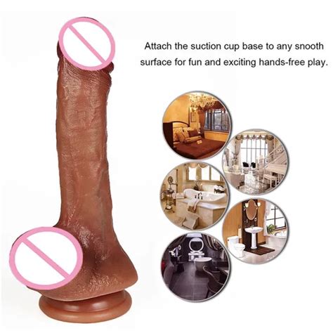 Medical Silicone Toys Sex Adult Products Big Realistic 21cm Huge Dildo