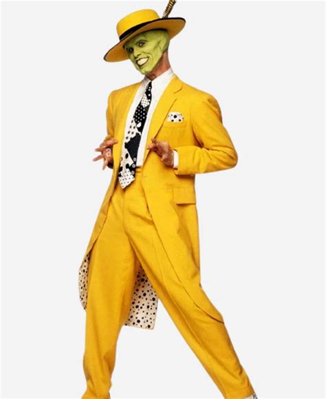 The Mask Jim Carrey Yellow Suit Stanley Ipkiss Yellow Suit