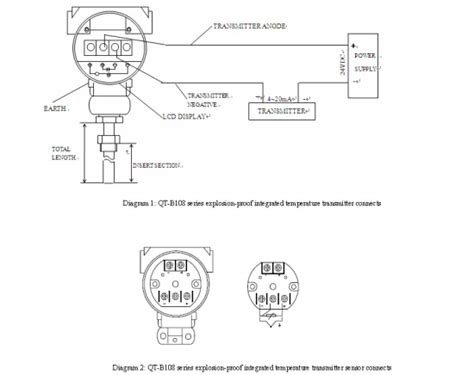 QT B Explosion Proof Temperature Sensor Temperature Sensor And