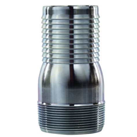 Plated Steel NPT Threaded Combination Nipple Singer Industrial