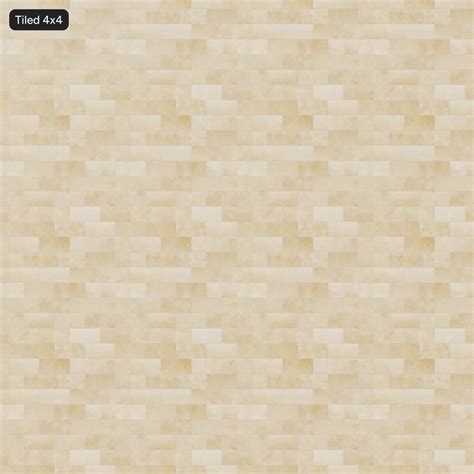 Rectangular Offset Travertine Matte Tile Texture Sunlit Taupe Poliigon