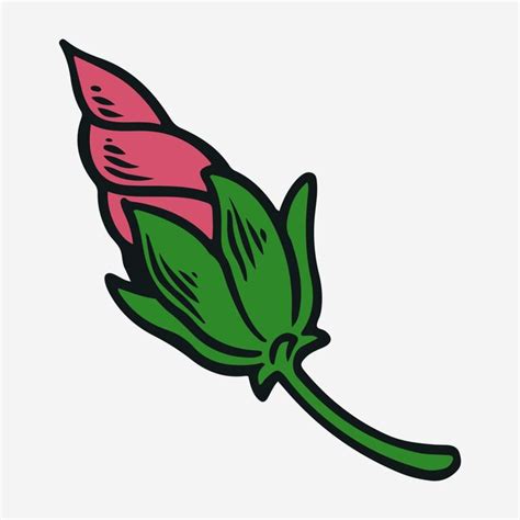 Premium Vector Hand Drawing Vector Botanical Leaf Leaves Floral Floral Tropical Illustration